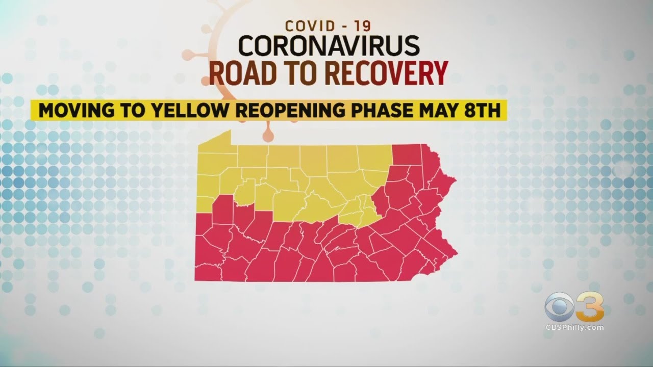 Pennsylvania Gov. Wolf Announces 13 More Counties Moving To Yellow ...