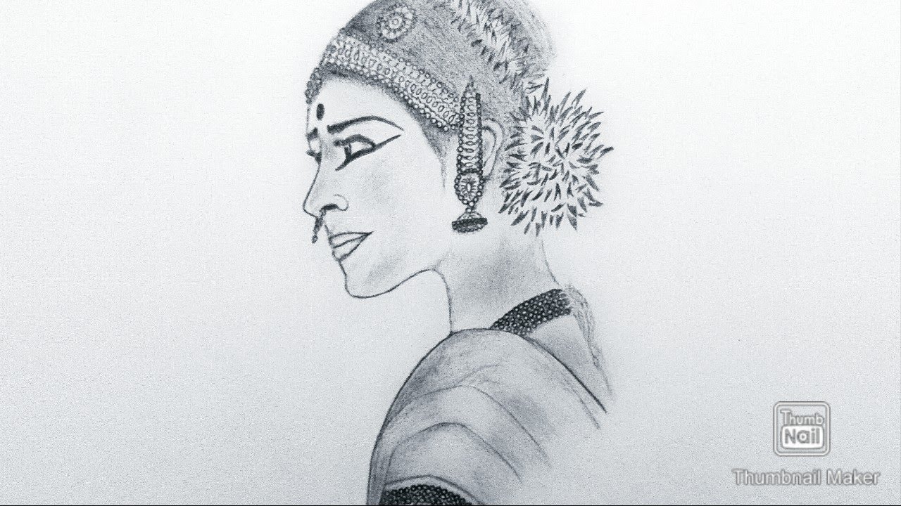 Pencil sketch of a classical dancer / B Artz - YouTube