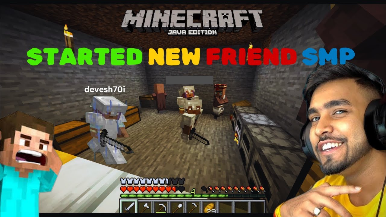 PLAY MINECRAFT WITH MY FRIEND RIGHT NOW || MINECRAFT FRIEND SMP # ...