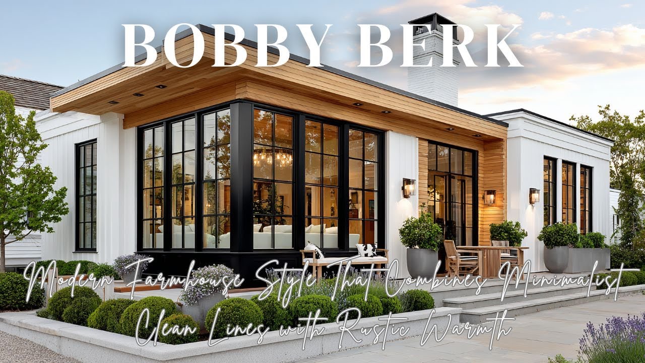 Bobby Berk Modern Farmhouse Style That Combines Minimalist Clean Lines ...
