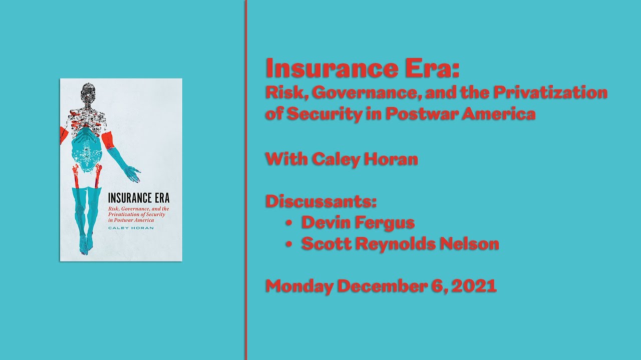Insurance Era: Risk, Governance, and the Privatization of Security in ...