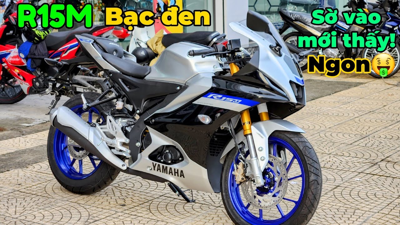 Thực tế R15M Màu Bạc Đen - Full Công Nghệ Giá Rẻ nhất R15V4 ABS - YouTube