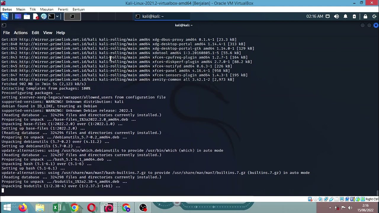 CARA MENGGUNAKAN KALI LINUX TERBARU 2022 UNTUK PEMULA - YouTube
