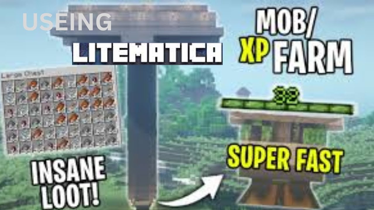 Using Litematica For Xp Farm In UltimisMc #media #ultimismc - YouTube
