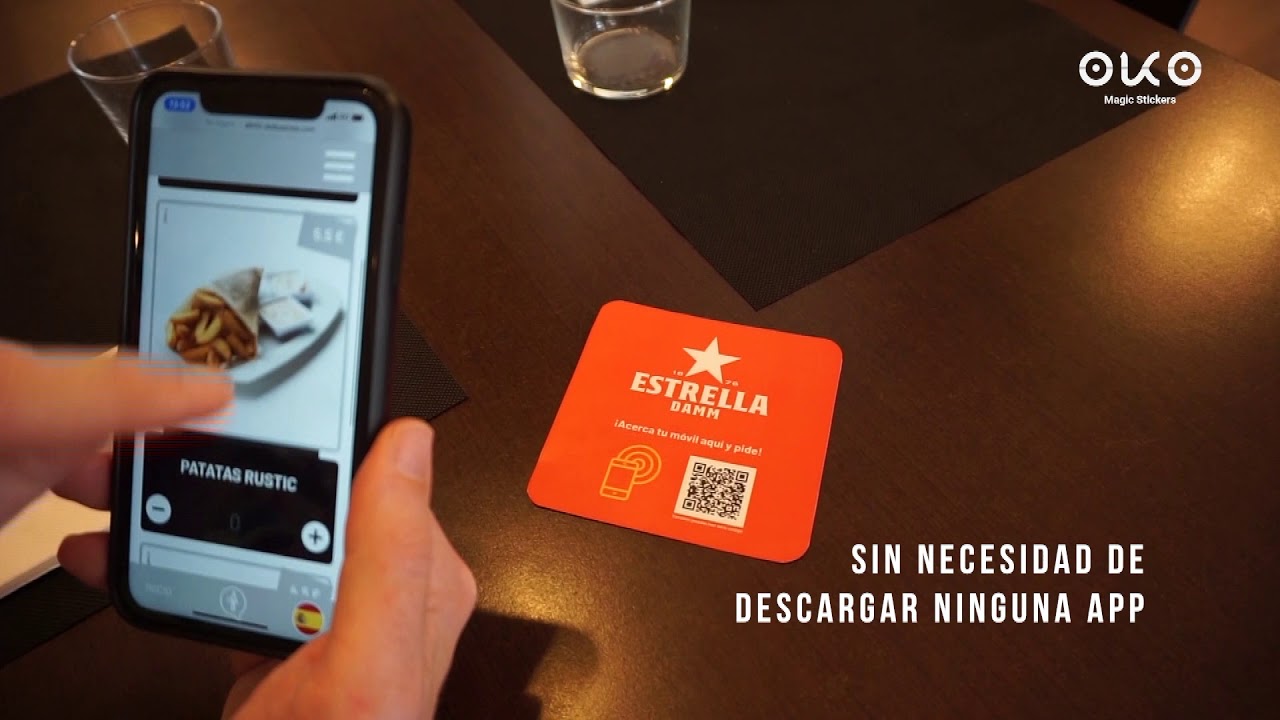 OKO Magic Sticker para restaurantes - YouTube