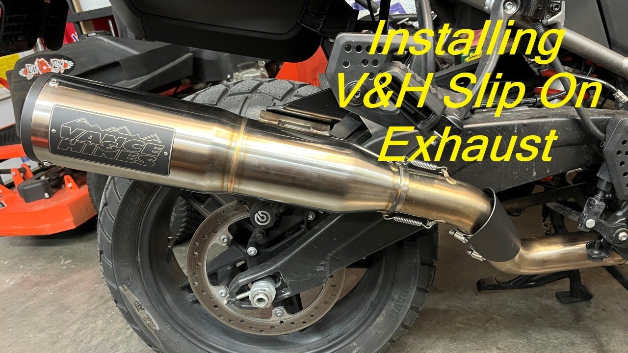 Vance & Hines Exhaust on Pan America and Test Ride with Exhaust Clip ...