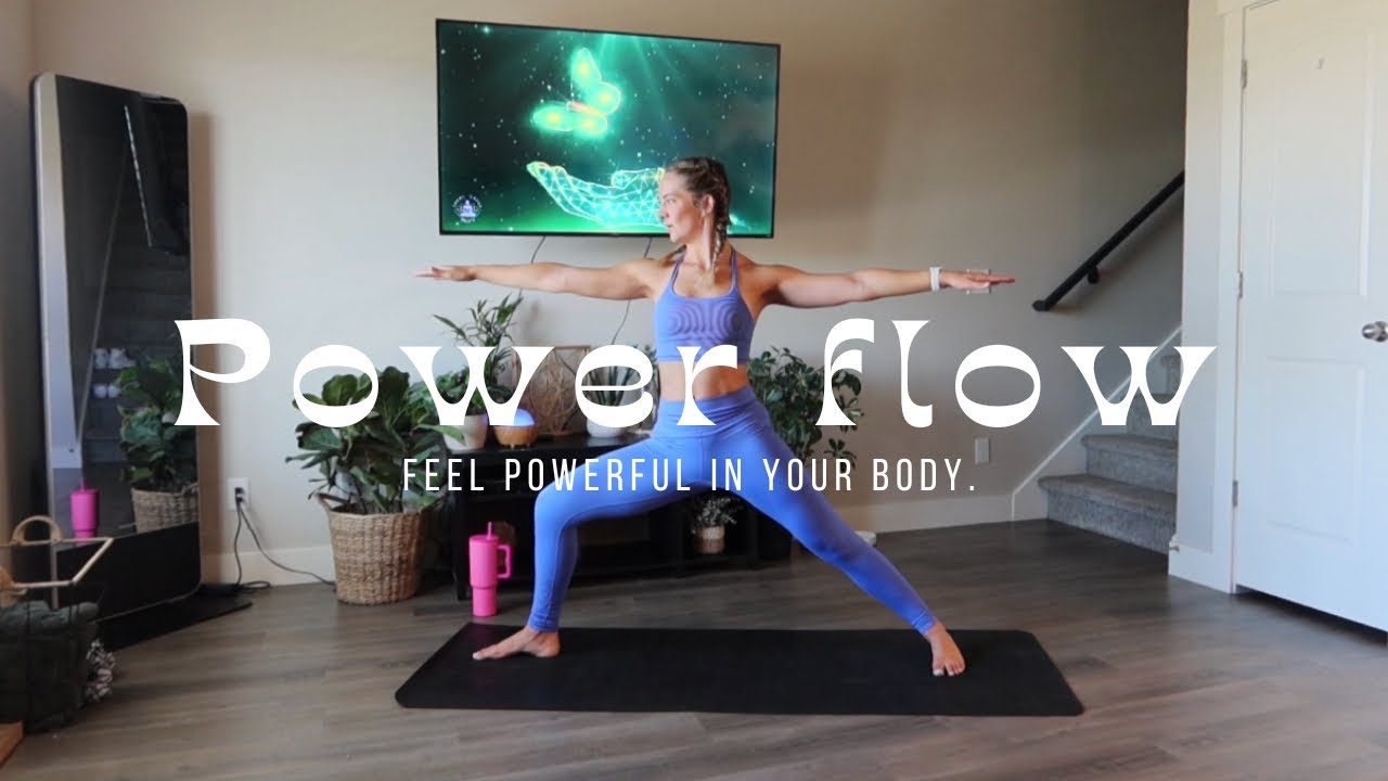 Power Yoga Flow- Feel powerful in your body. - YouTube