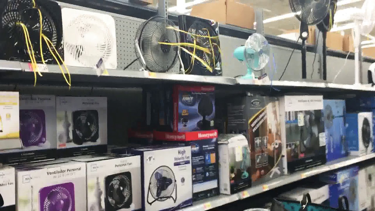 Walmart fan section may 2018 - YouTube
