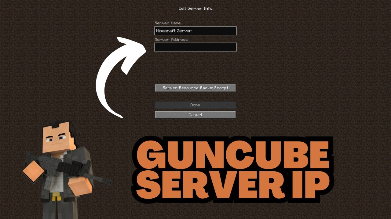 Minecraft GunCube Server IP Address - YouTube