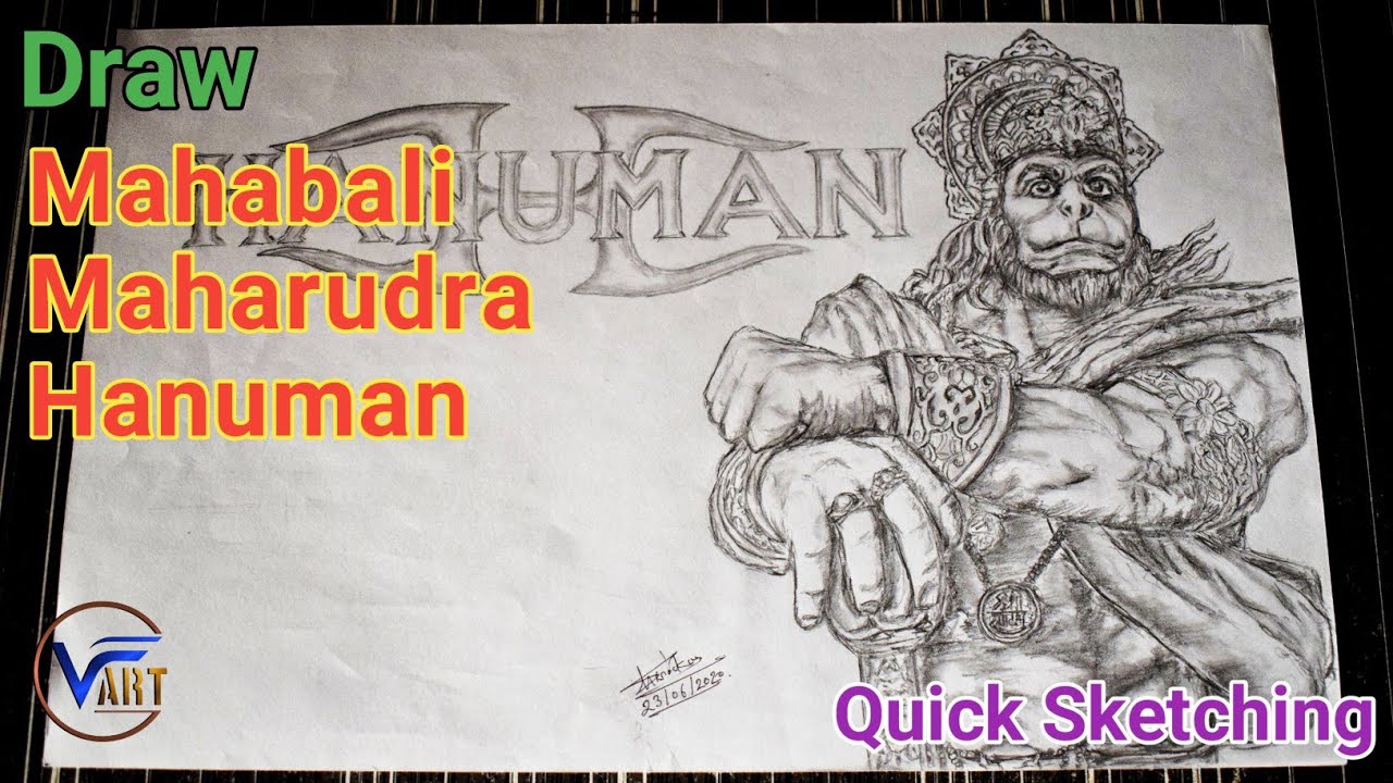 Hanuman Body Sketch