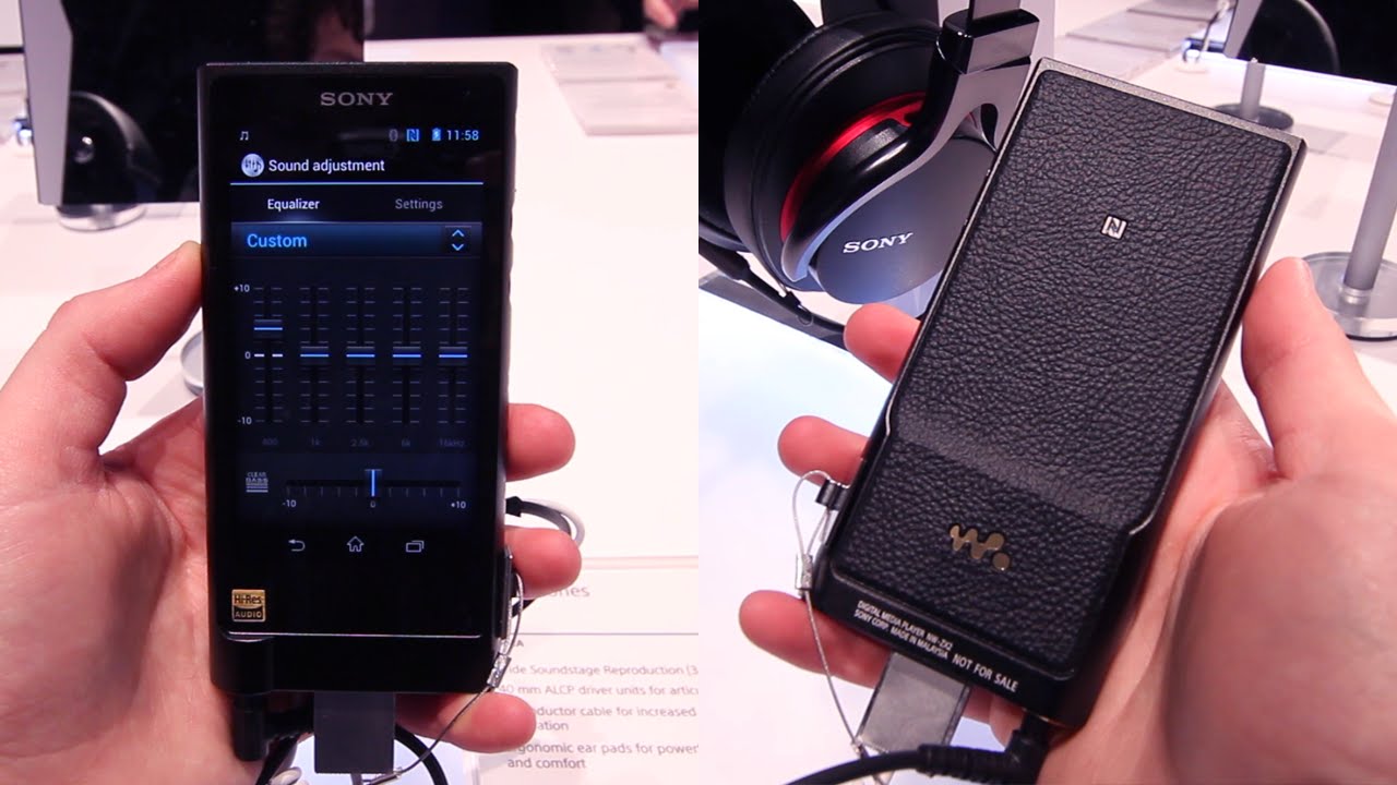 Sony Walkman ZX2 Hands On & First Look - YouTube