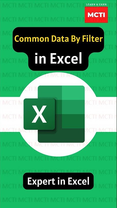 Common Data By Filter Shorts Short Youtubeshorts Excel Advanceexcel Exceltips Explore