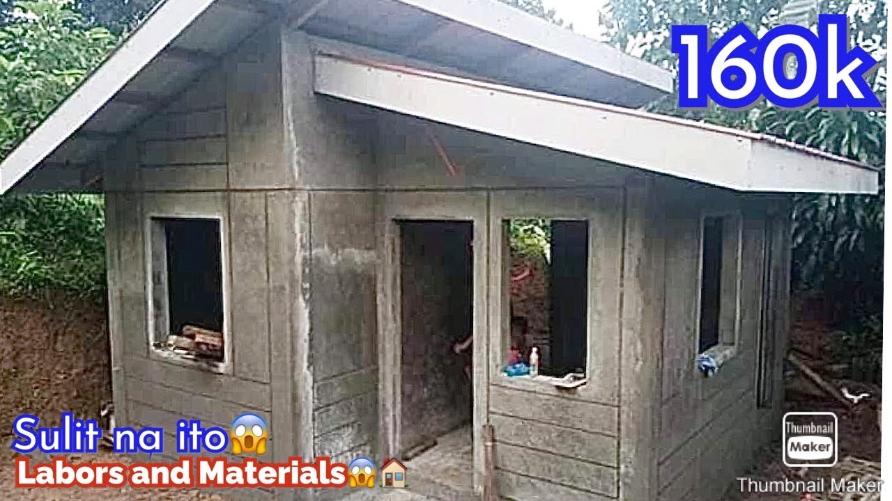 160K,Cute At Maganda ang Design at Color Roof,Palitada LoobLabas ...