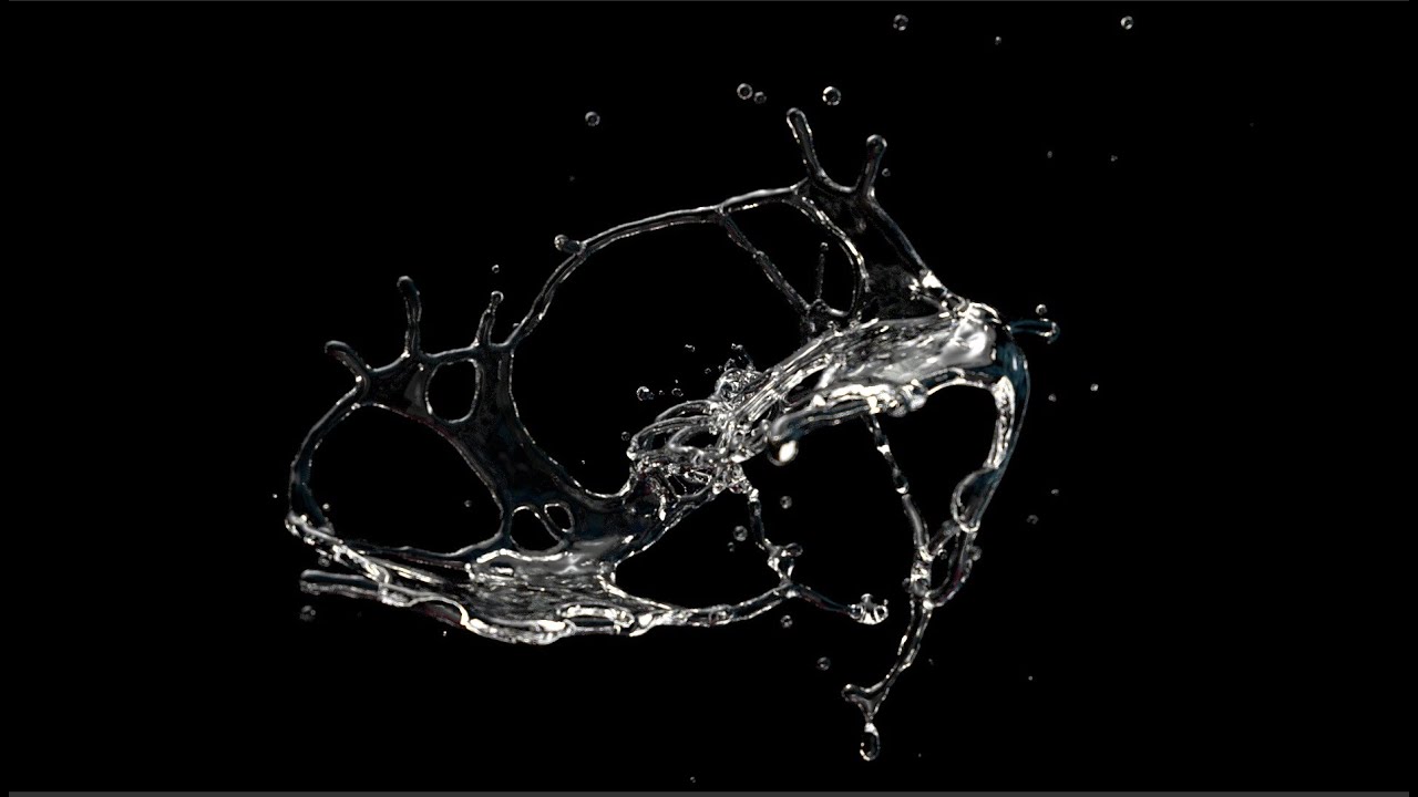 Splash 01 | Simulation Mesh .abc - YouTube