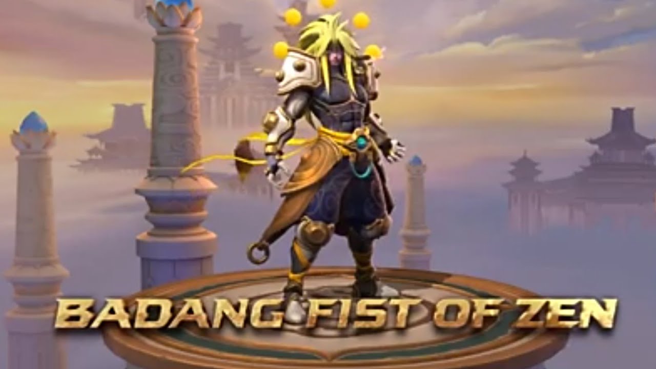 BADANG new skin FIST OF ZEN MOBILE LEGENDS BANG BANG - YouTube