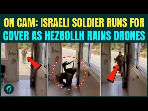 Hezbollah FPV Drone SENDS Israeli Soldier RUNNING FOR LIFE - Shocking 4-SEC Video OUT