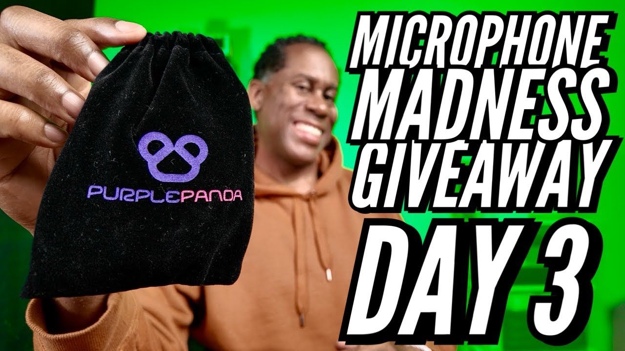 Larry's Microphone Madness Giveaway Day 3 Purple Panda Lavalier ...