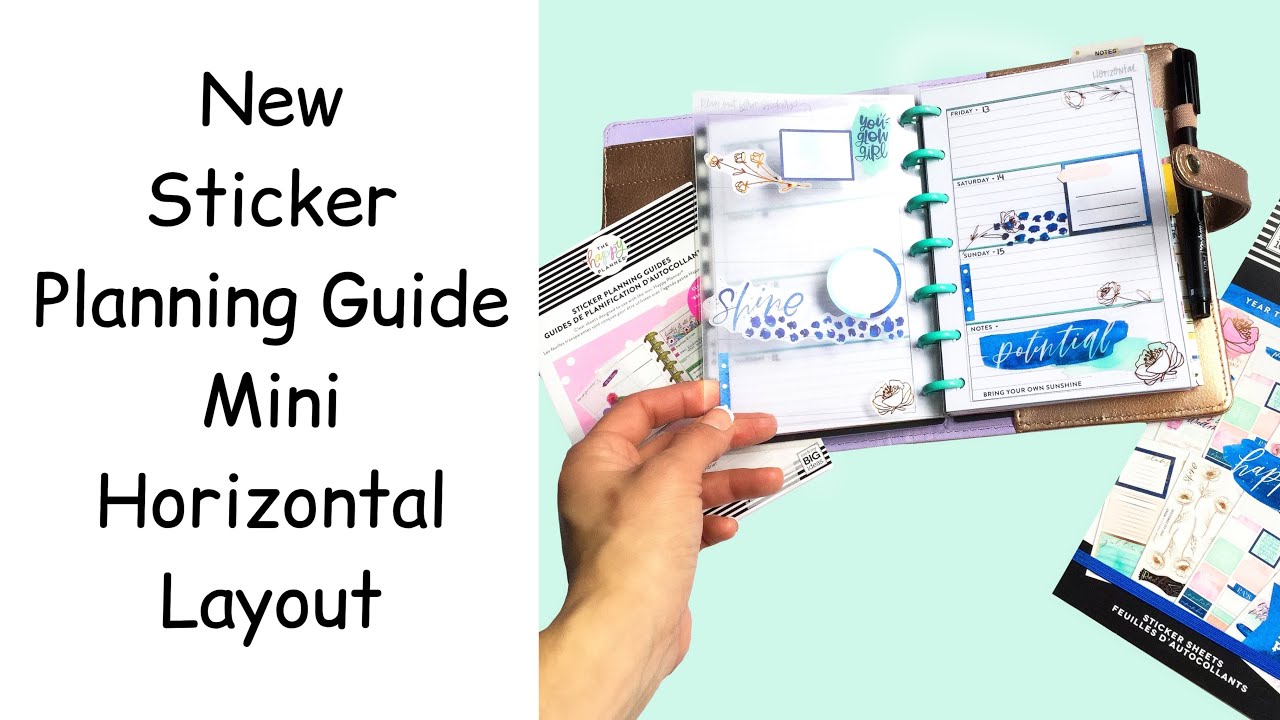 HAPPY PLANNER® STICKER PLANNING GUIDE MINI HORIZONTAL | TRYING OUT ...