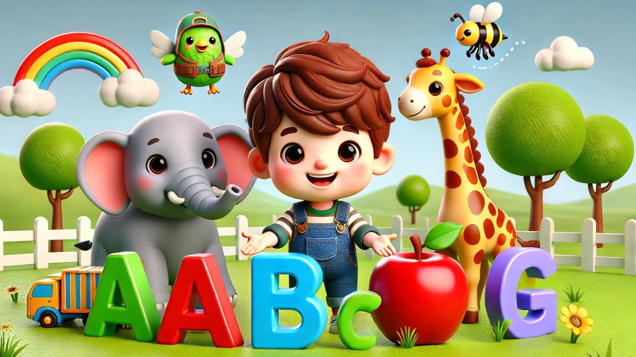 Learn ABCs | Educational Alphabet Song for Kids | Nursery Rhymes & Kids Songs | Kindergarten ...