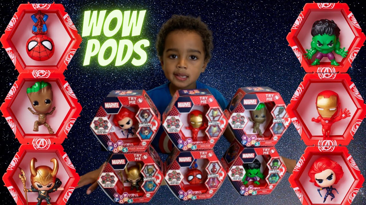 Marvel Wow Pods #wowpods #marvelwowpods #hulkwowpod #grootwowpod # ...