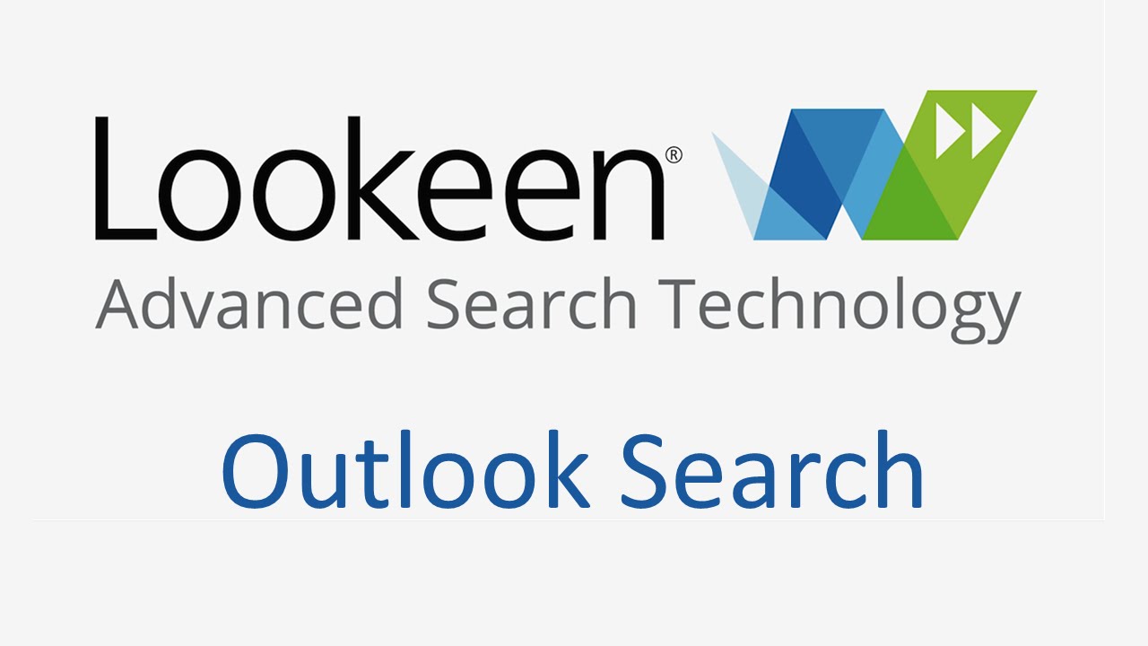 Searching Outlook with Lookeen – an Introduction - YouTube