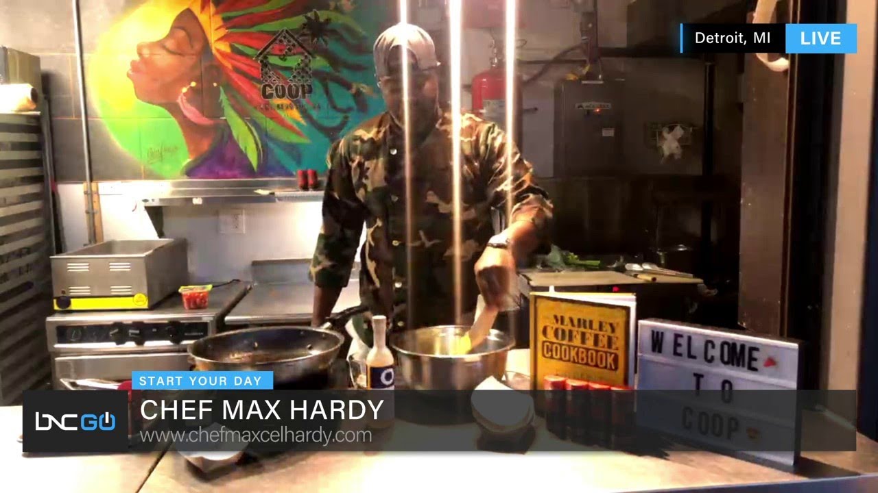 Motown Celebrity Chef Max Hardy Brings Cuisines to Foodie Fridays - YouTube