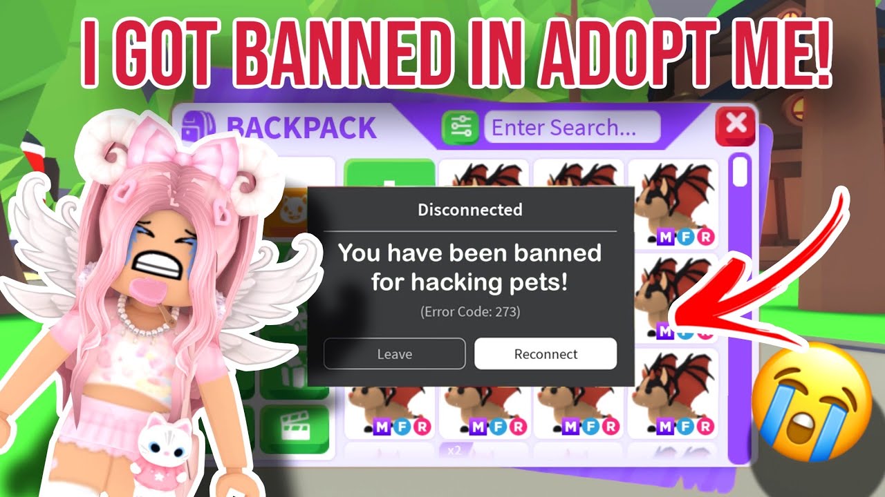 I Got BANNED From Adopt Me *FOREVER*! - YouTube