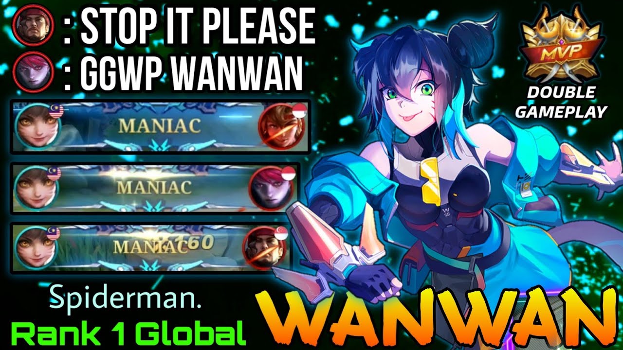 Perfect Shutdown! Wanwan Double MVP Gameplay - Top 1 Global Wanwan by ...