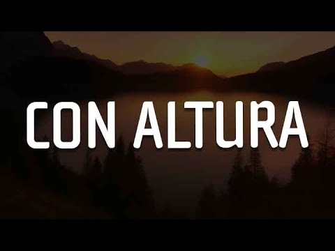 ROSALIA, J Balvin - Con Altura (Letra) - YouTube