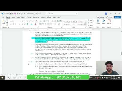 New Perspectives Access 2019 | Module 2 SAM Project 1a | Access 2019 ...