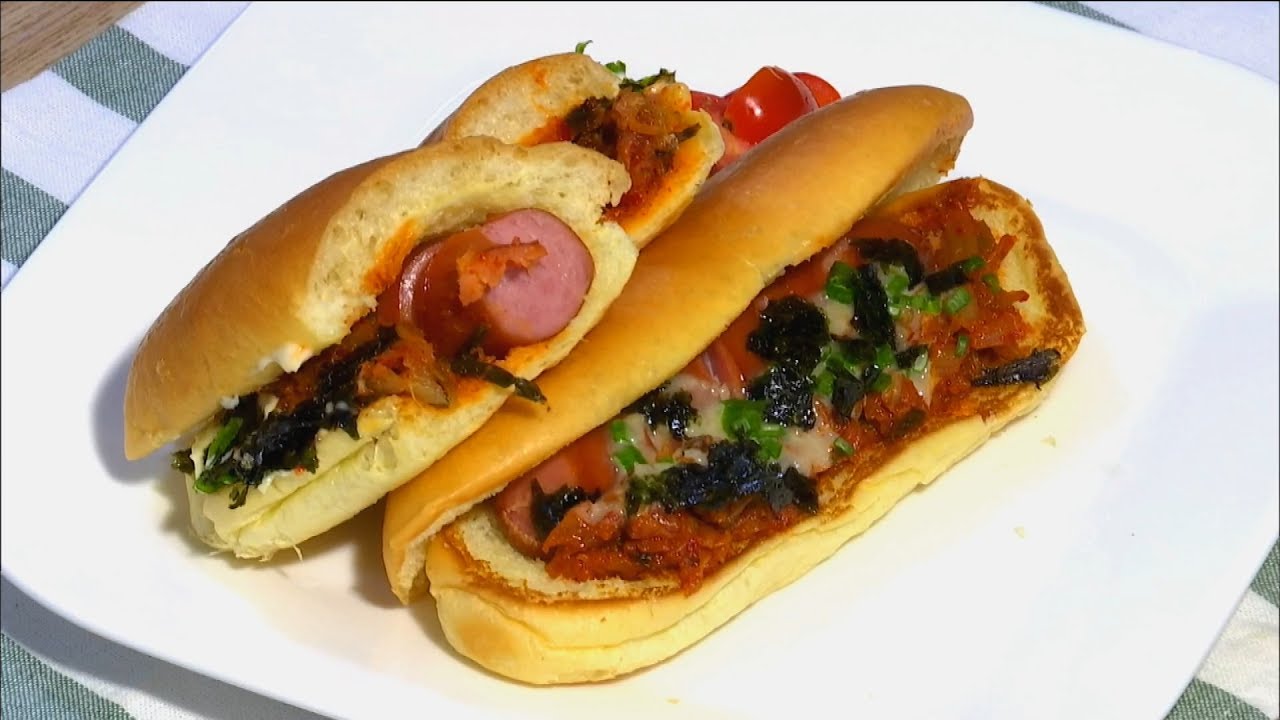 [Smart Living]kimchi corn dog 매콤한 '김치 핫도그'20170615 - YouTube