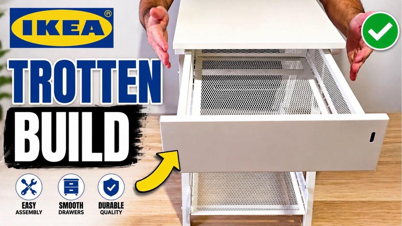How to Assemble IKEA TROTTEN Drawer Unit (Step-by-Step Guide) - YouTube