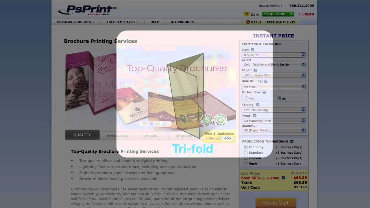 Brochure Folding Options Explained - YouTube