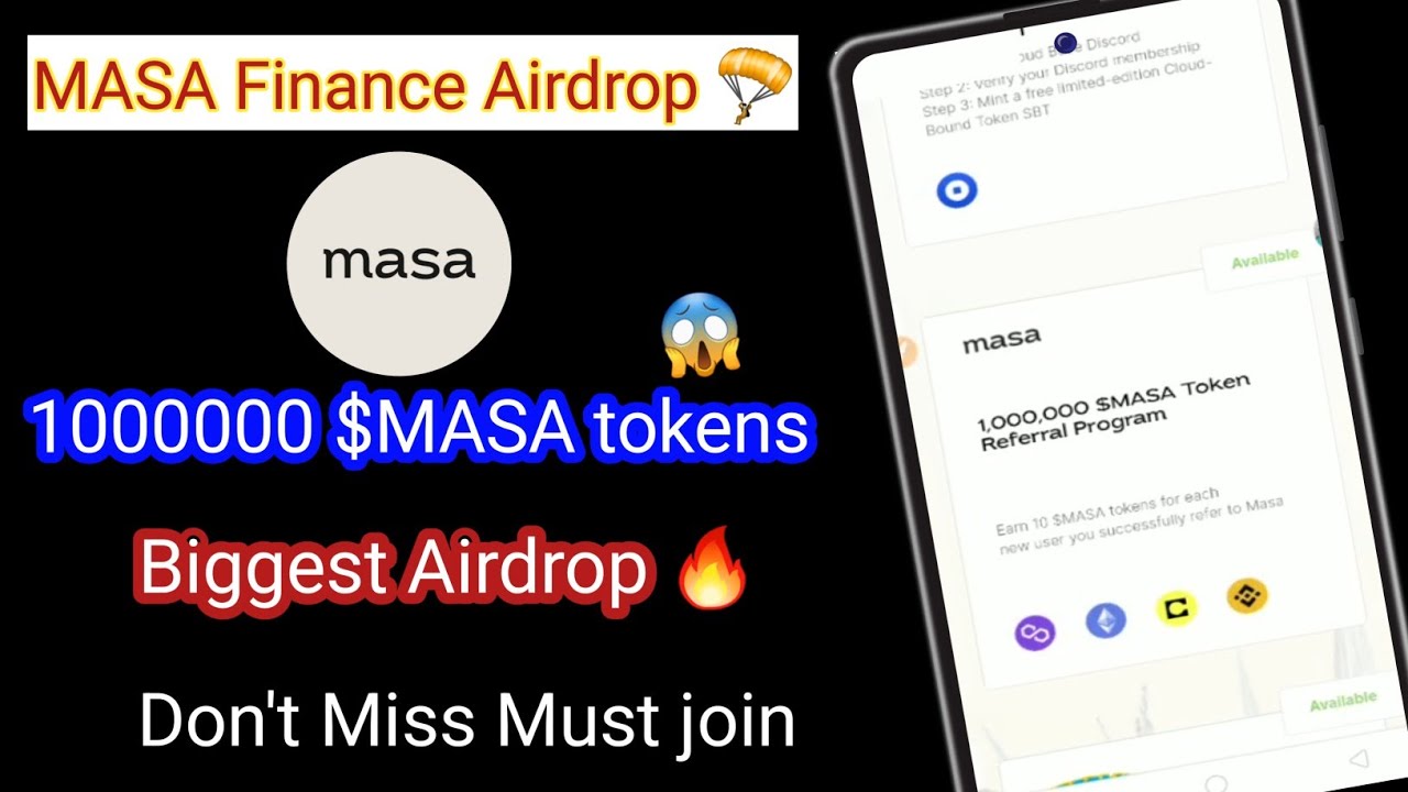 Masa Finance Airdrop Confirmed || How to mint MASA SBT nft || MASA 1M token airdrop || MASA ...