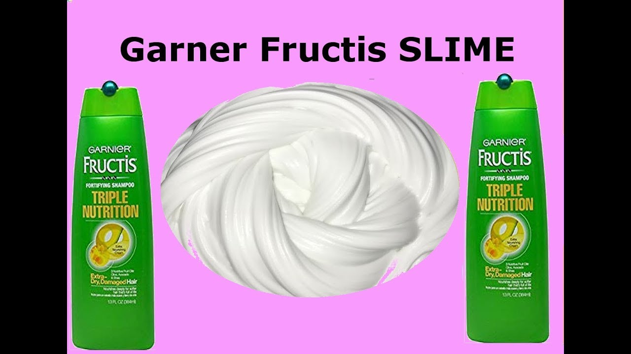 How to make Slime with Shampoo and Salt !! Slime with garnier fructis ...
