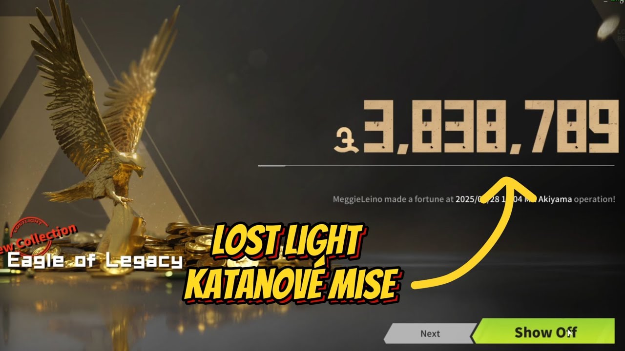 Lost Light CZ | Katanové mise | Mt. Akiyama | Loot 3.83m | Eagle of ...