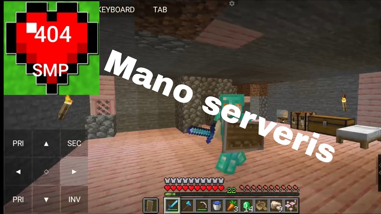 Mano Minecraft Java Serveris - YouTube
