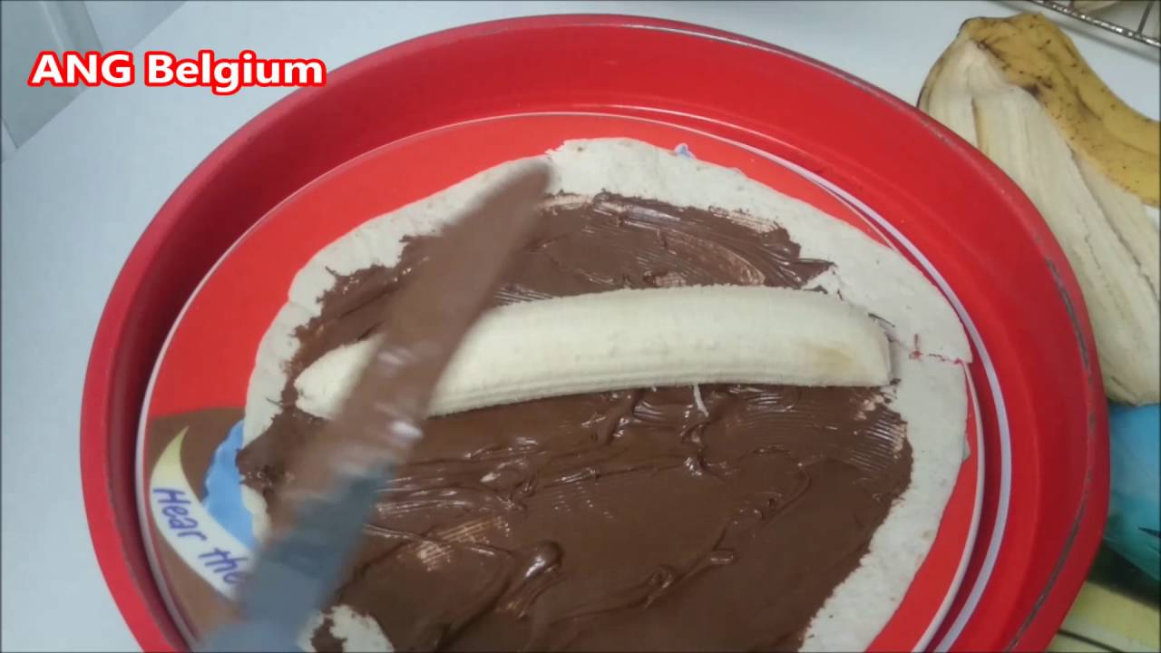 NUTELLA BANANEN DRUM (TACO) Nutella Banana Burrito (Invented by ANG ...