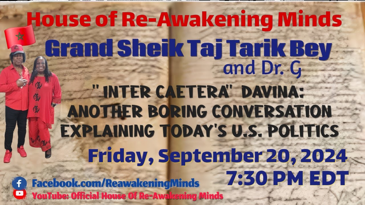 GSK Taj Tarik Bey & Dr. G - "Inter Caetera Divina: Another Boring Conversation..." - YouTube