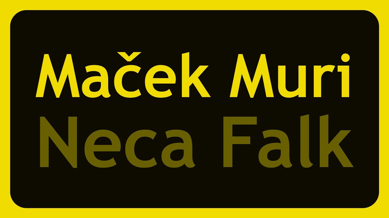 Neca Falk - Maček Muri (Karaoke) - YouTube