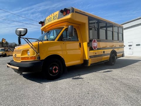 50022 2013 Chevrolet Collins NexBus 24 Passenger NJ Spec yellow school ...