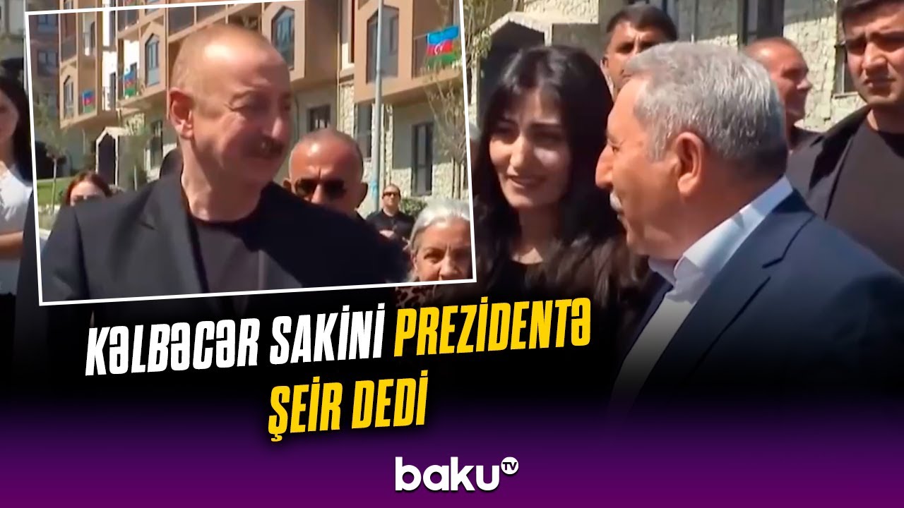 İlham Əliyevin Kəlbəcər sakini ilə səmimi söhbəti - YouTube