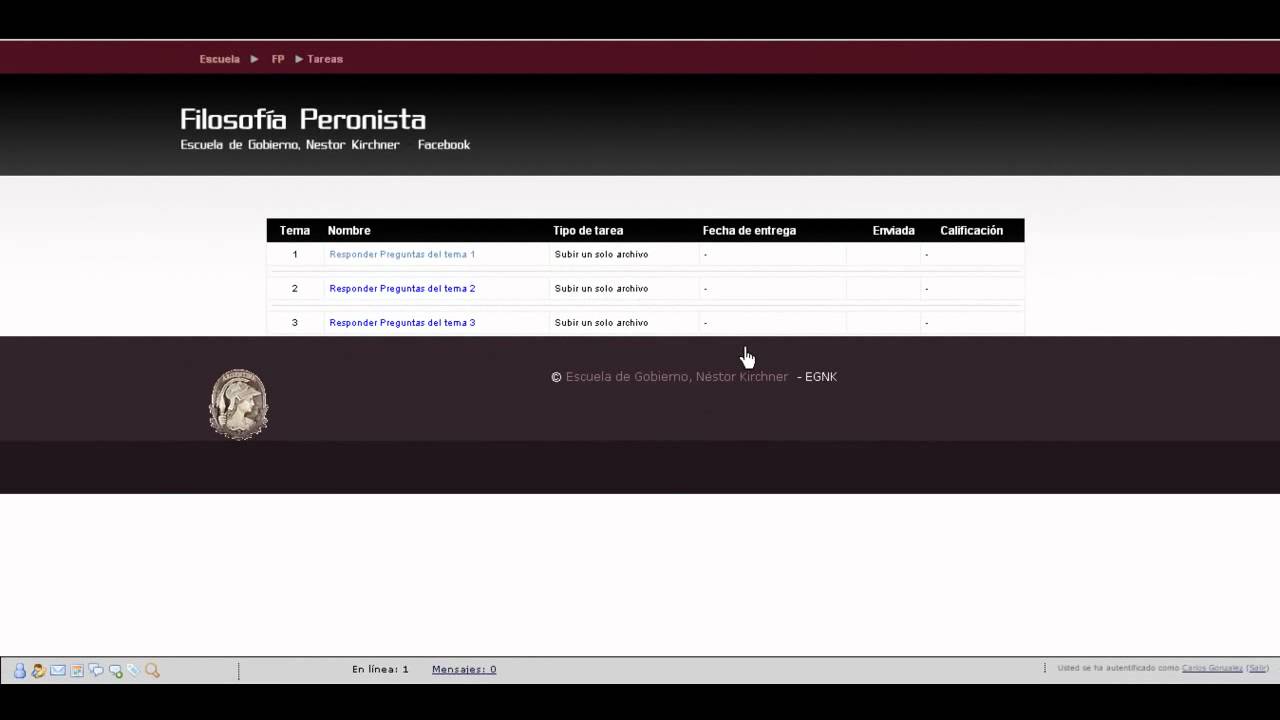 2do Video Tutorial del Aula Virtual de la Escuela de Gobierno Néstor Kirchner. - YouTube