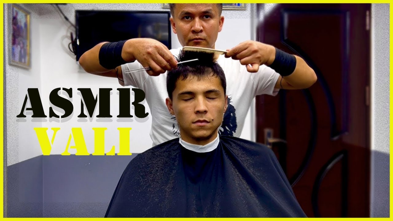 ASMR Relaxing Haircut - Professional Scissor Cut - Sleep Inducing - YouTube