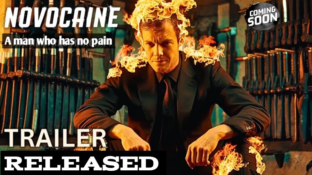 Novocaine Official Trailer News 2025 | New movie trailer preview 2025 ...