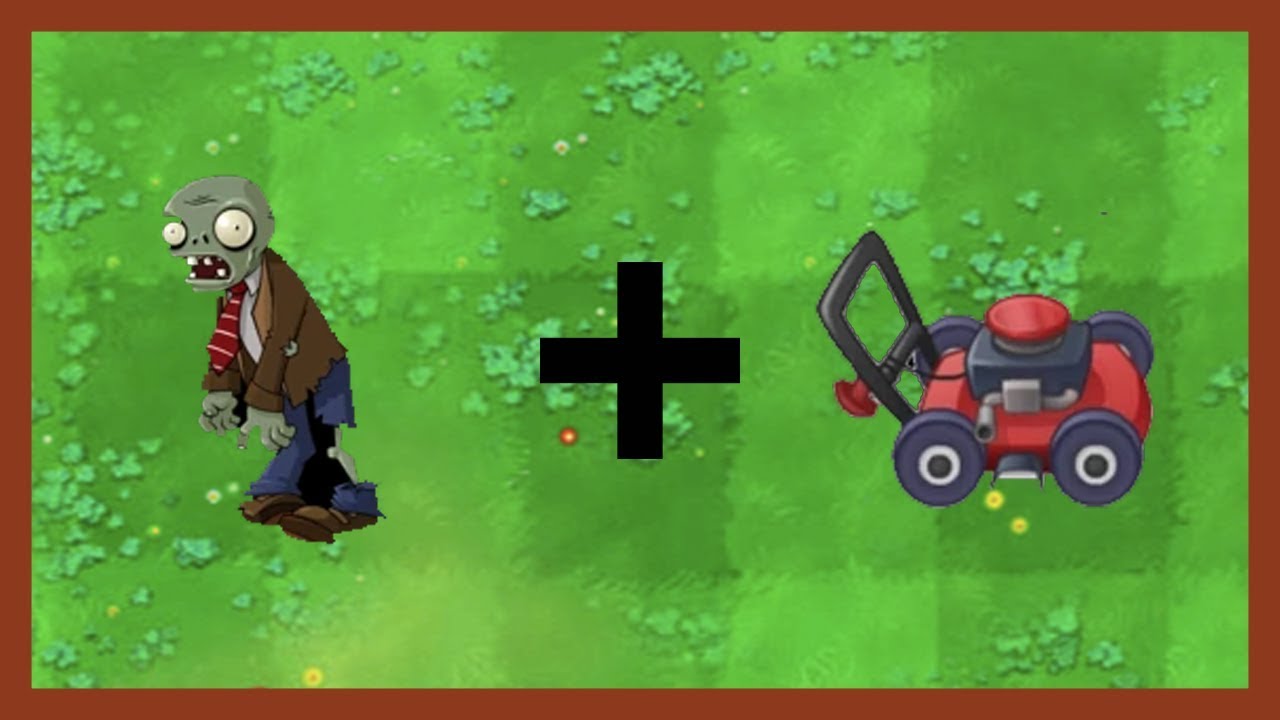 Plants vs Zombies MOD New Zombie (Lawn Mower Zombie) - YouTube