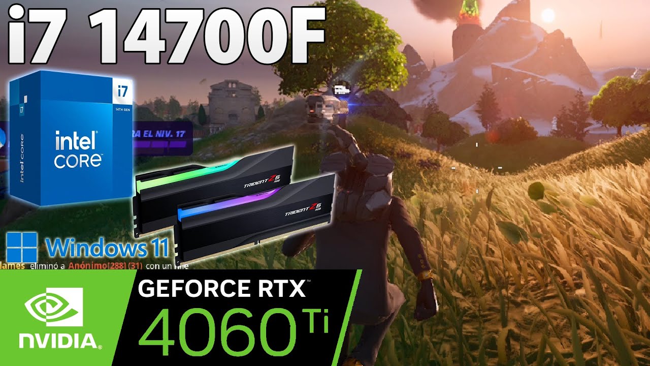 Fortnite Gameplay #001 [RTX 4060 Ti + i7 14700F] - YouTube