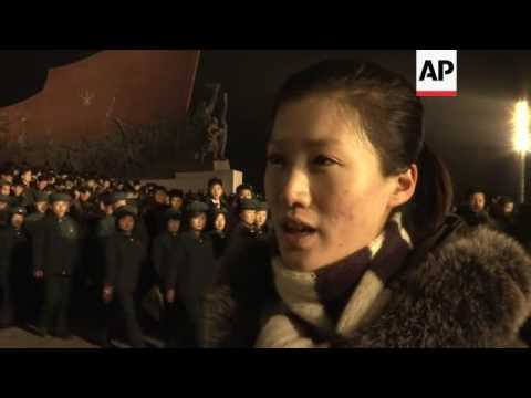 North Koreans mark anniversary of Kim's death