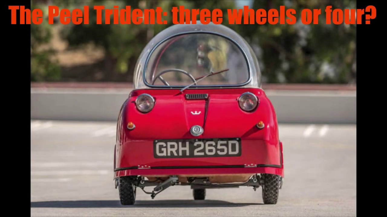 The Peel Trident: Three-Wheeled Microcar - YouTube