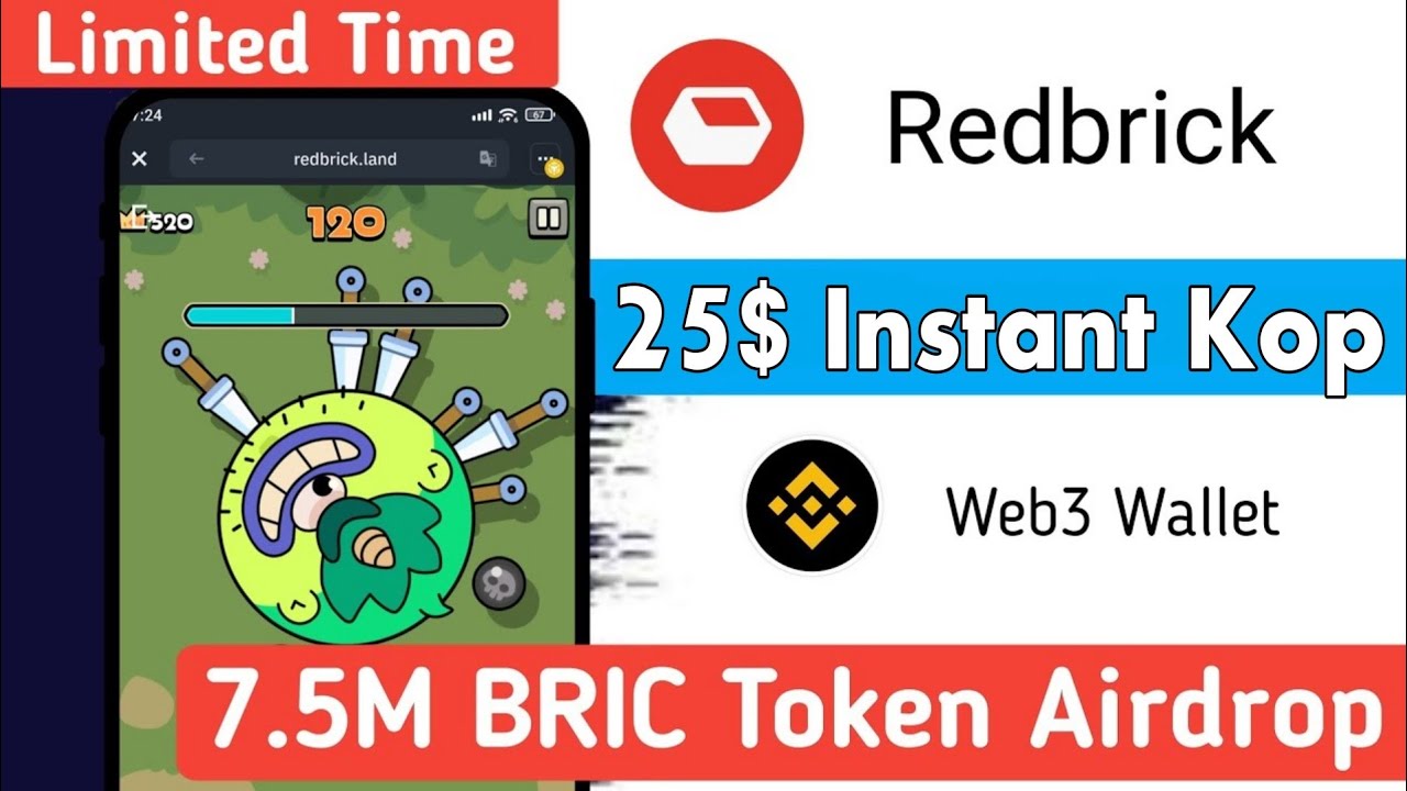 Binance Web3 x Redbrick Airdrop।। 25$ BRIC Token Kop Instant - YouTube